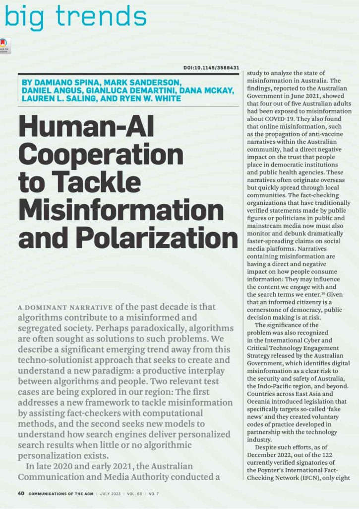 Quantifying and Measuring Bias and Engagement - ADM+S Centre