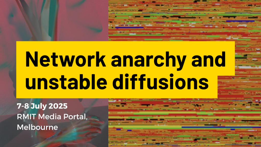 Network anarchy and unstable diffusions - ADM+S Centre